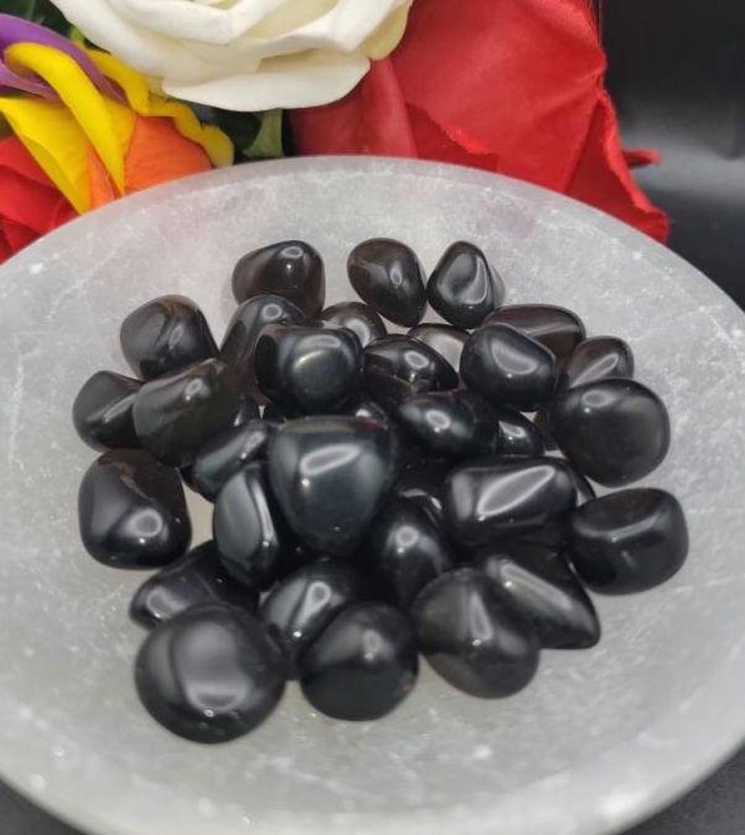 Apache Tears Tumbled - Etsy