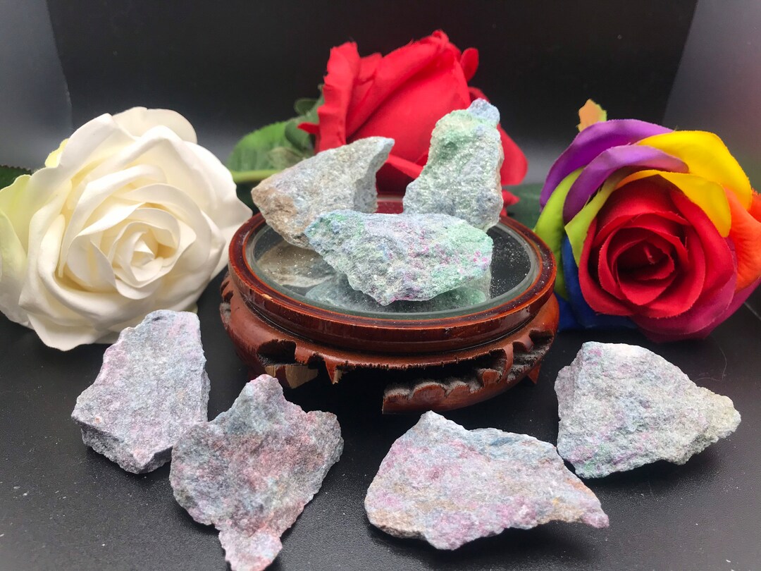 Raw Ruby Zoisite Chunks - Etsy