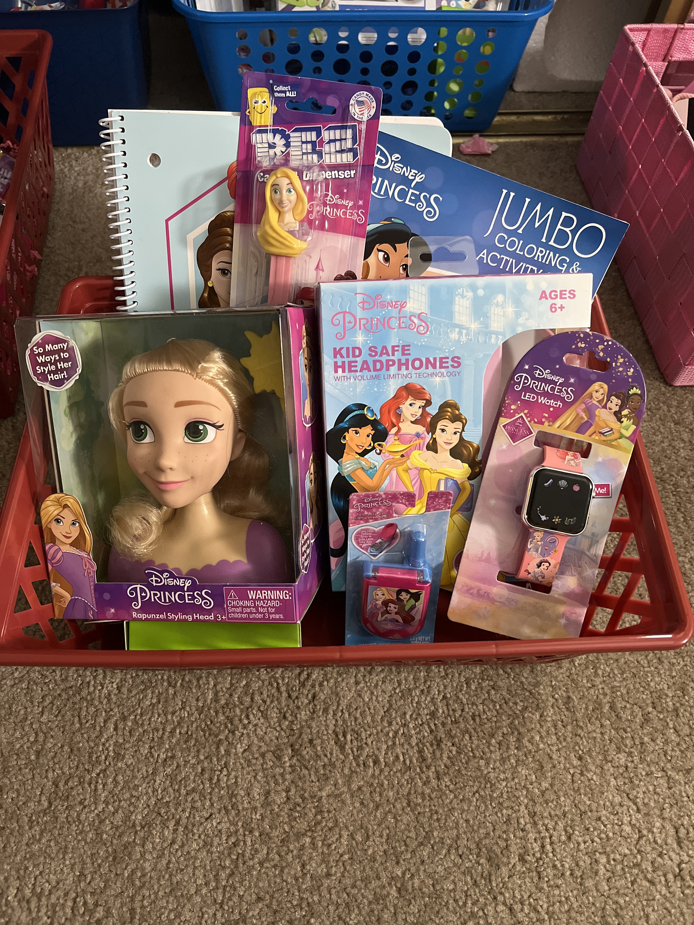 Disney Princess Gift Basket - Etsy