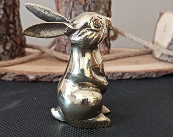 Gold Rabbit Statue - Etsy