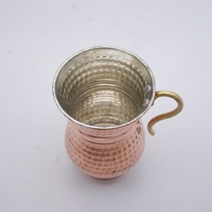 Hammered Copper Mug: Turkish Handicraft Kitchen Decor - Etsy