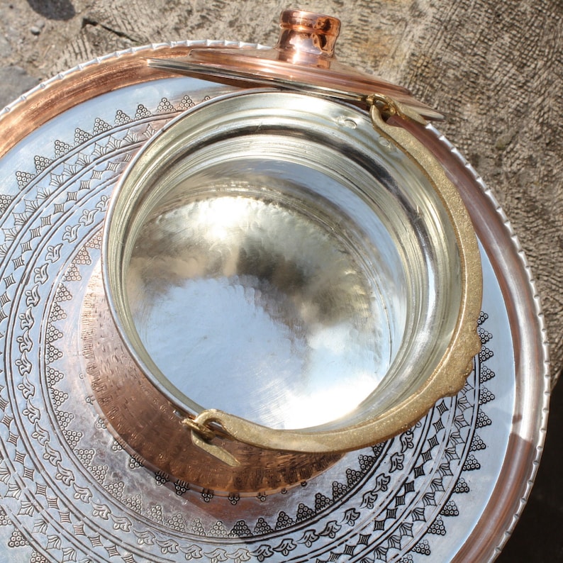 Hammer Forged Copper Pails Bucket Copper Bucket Hammer | Etsy