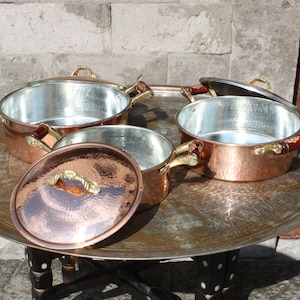 Handmade Hammered Copper Cookware: Healthy Kitchen Utensils - Etsy