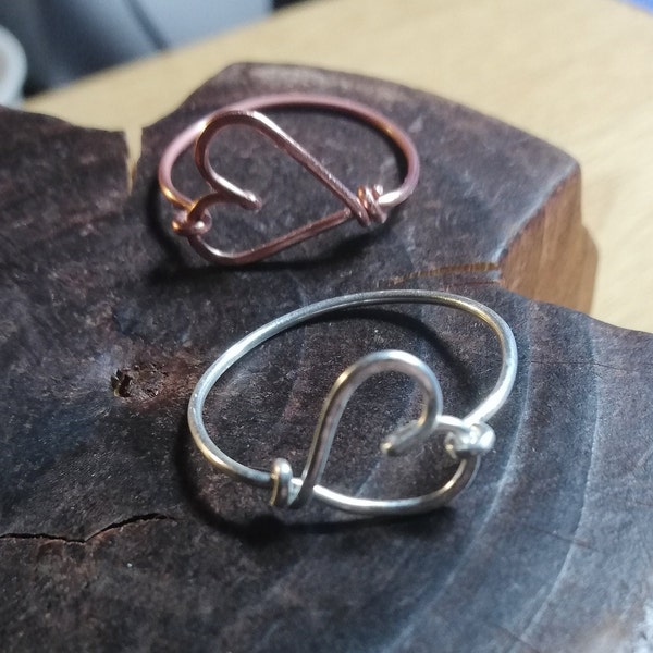Copper Wire Ring - Etsy UK