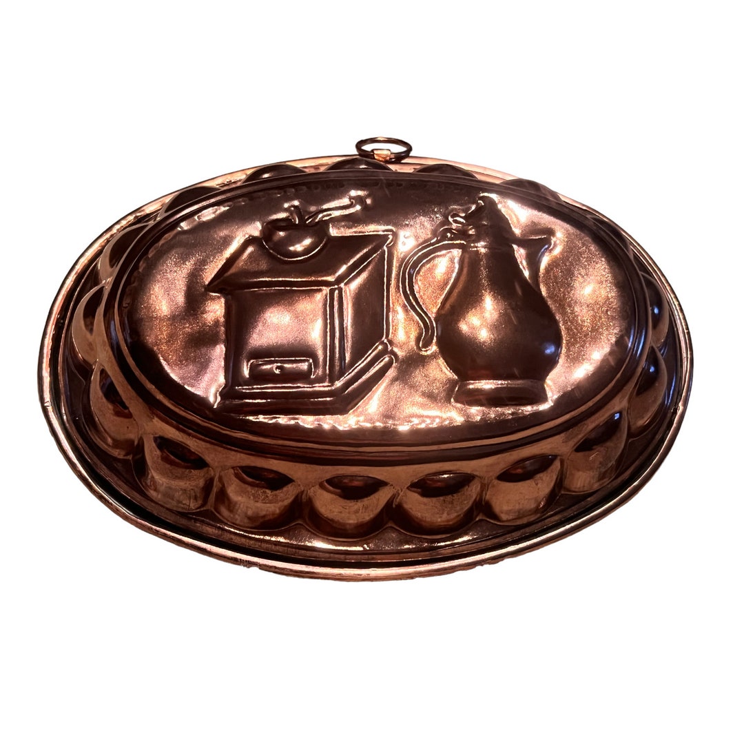 Ruffoni Copper Coffee Motif Mold 7 Cups - Etsy