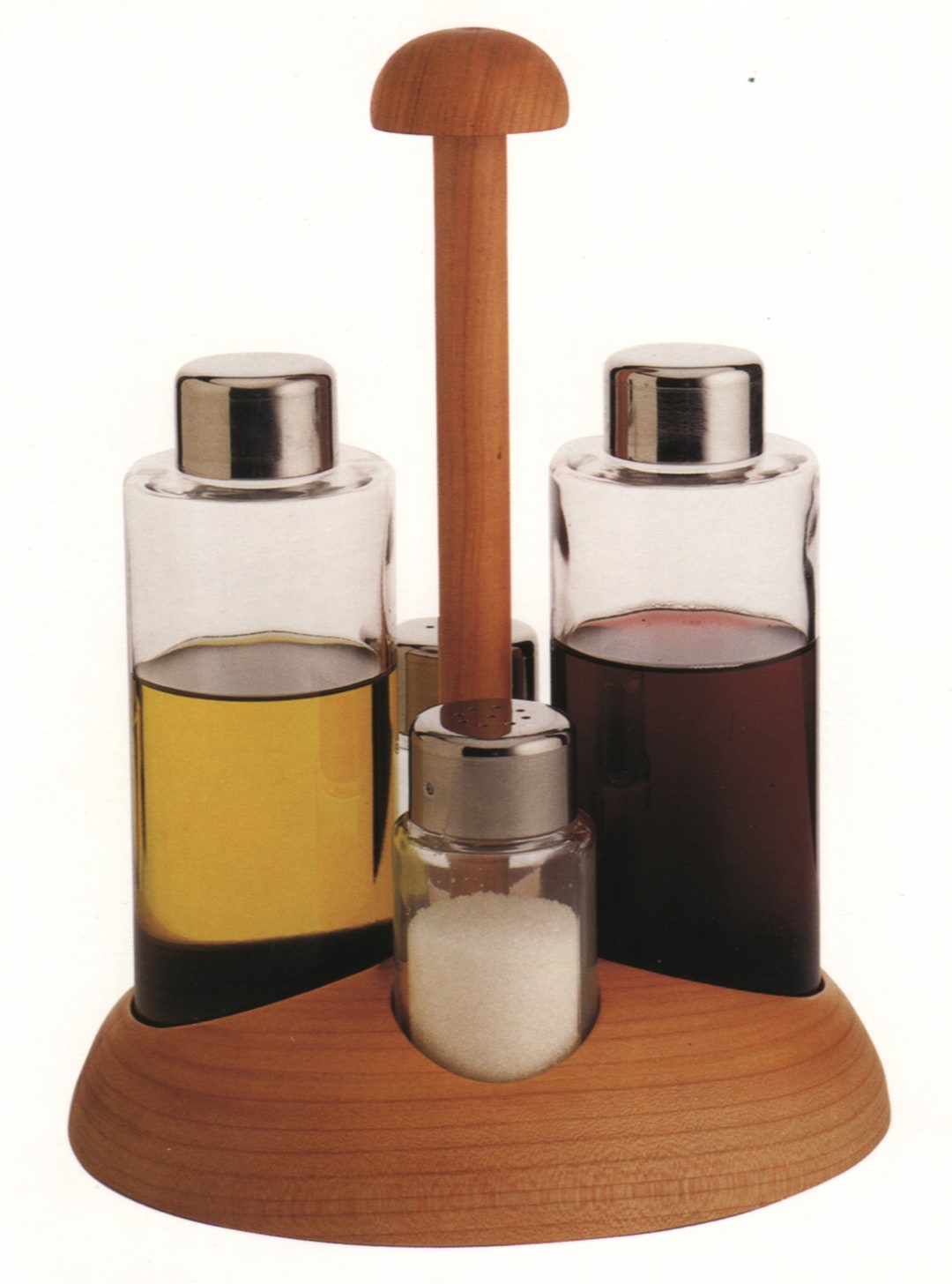 Legnoart Cherry Wood Condiment Set - Etsy