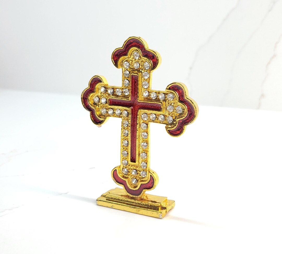 Standing Cross for Car Dashboard / Office / Home - Etsy