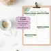Undated Succulent Garden Printable Planner Bundle Daily, Weekly ...