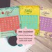 2022 Monthly Calendar Printable Colorful Floral Themes & Inspirational ...