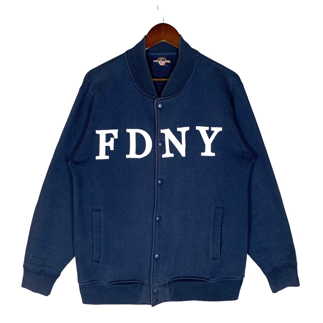 Vintage Fire Department New York FDNY Bomber Jacket Size S - Etsy
