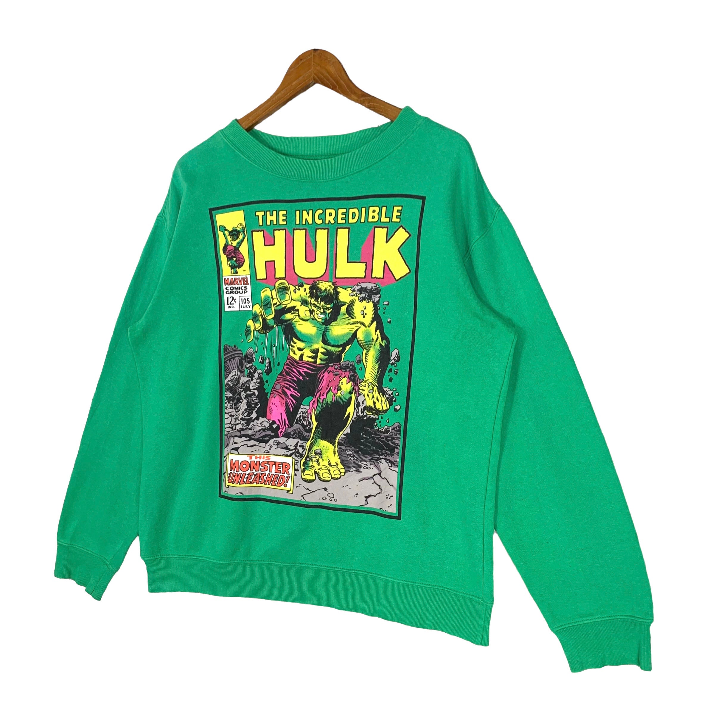 Vintage Marvel Comics the Incredible Hulk Sweatshirt Size M - Etsy