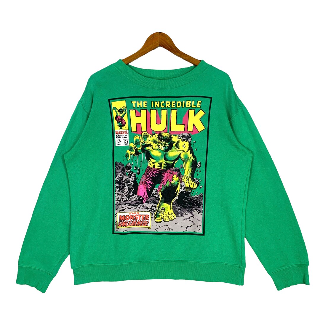 Vintage Marvel Comics the Incredible Hulk Sweatshirt Size M - Etsy