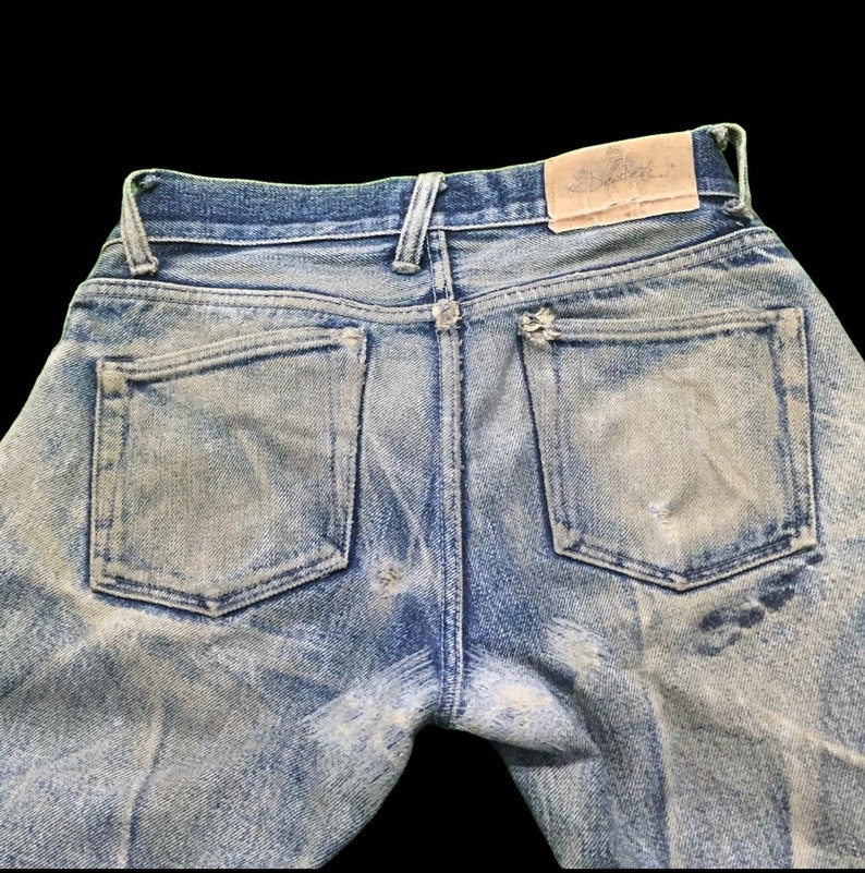 Vintage Secret Jeans Denim Distressed Rip Jeans Designer Japan Size 34 ...