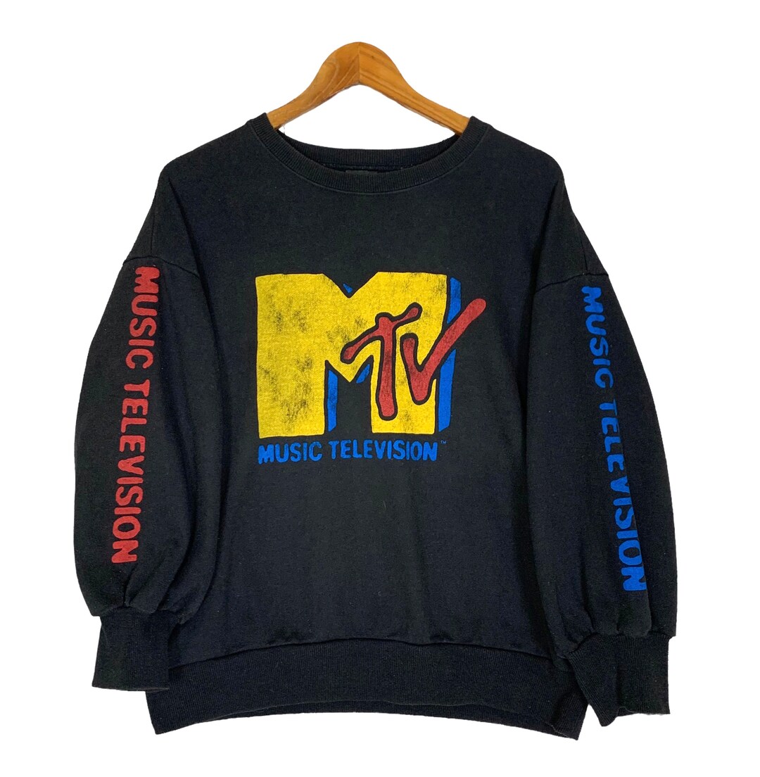 Vintage MTV Music Television Pullover Sweatshirt Size M - Etsy