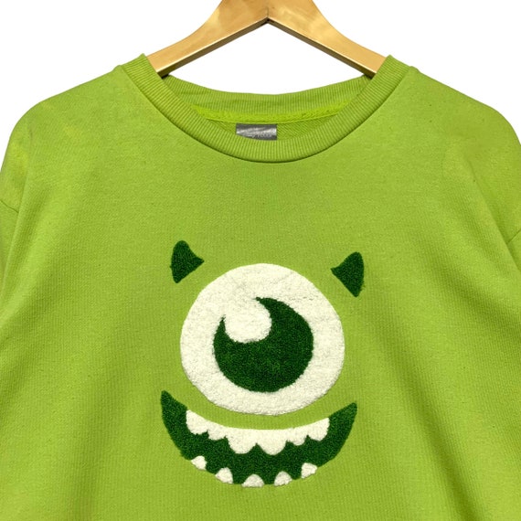 Vintage Disney Pixar Monster Inc. Mike Wazowski Sweat… - Gem