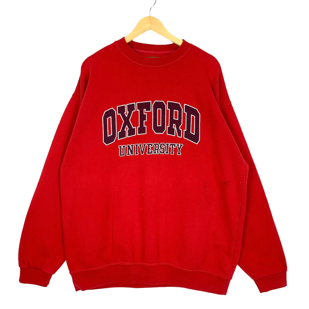 Vintage Deluxe Sweats Oxford University Sweatshirt Size L - Etsy