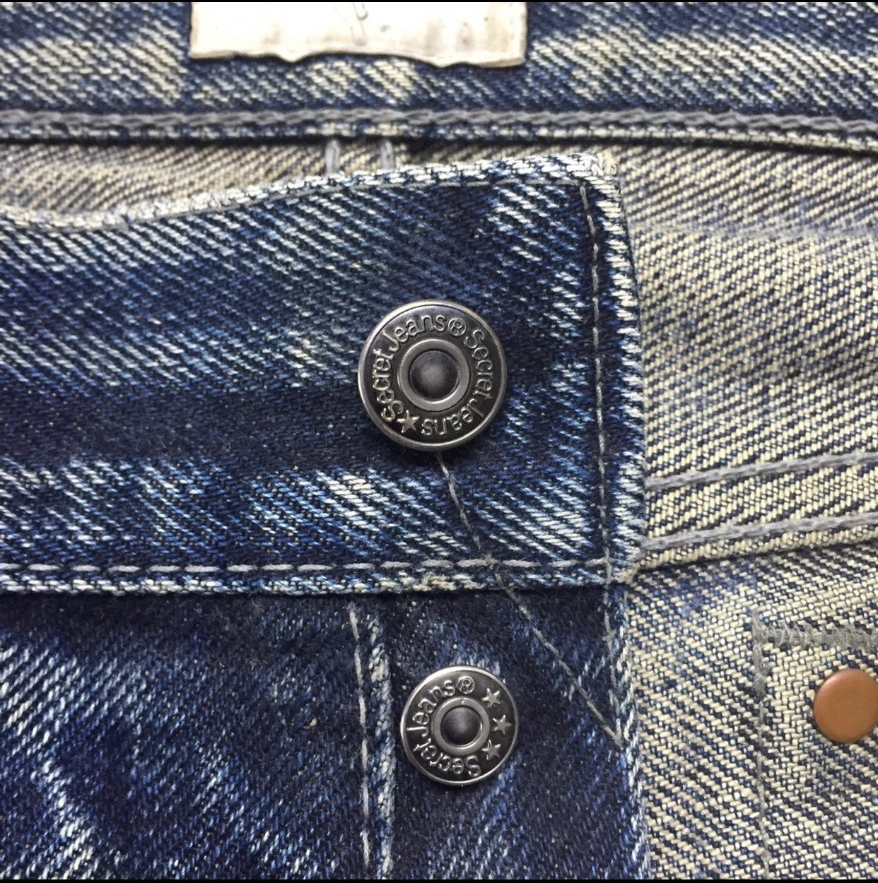 Vintage Secret Jeans Denim Distressed Rip Jeans Designer Japan Size 34 ...