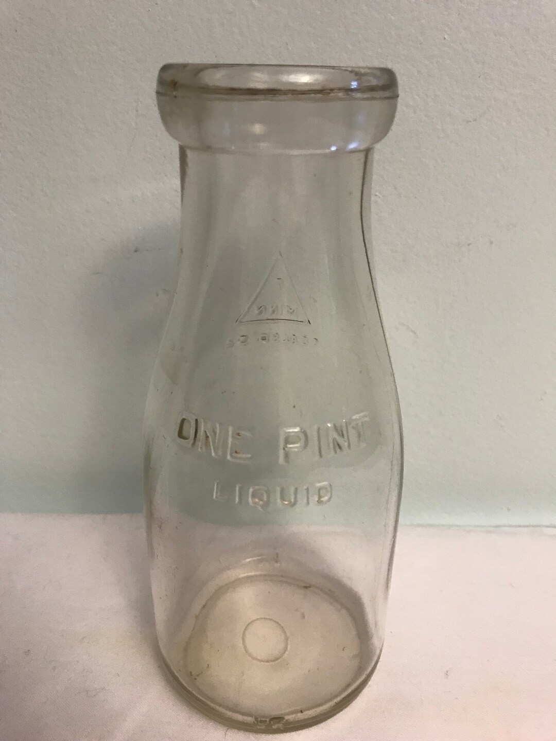 ONE PINT LIQUID Glass Bottle - Etsy