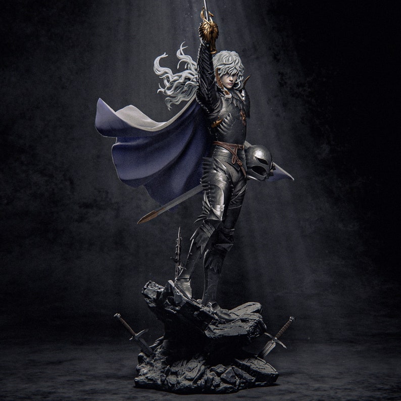 Griffith 16K 3D Resin Print the White Hawk From Berserk Highly Detailed ...