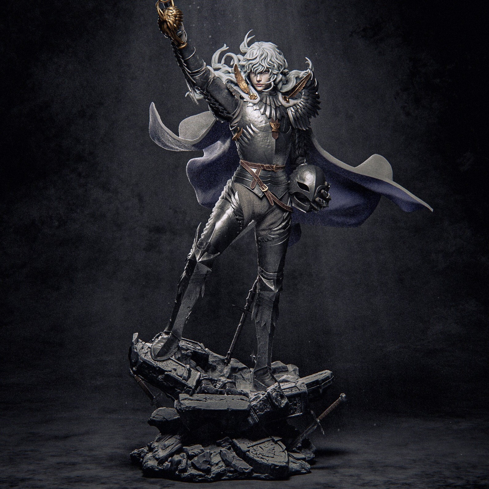 Griffith 16K 3D Resin Print – the White Hawk From Berserk | Highly ...