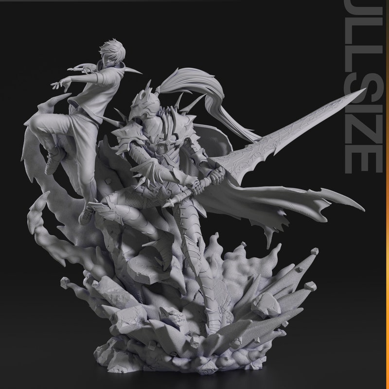 Igris Solo Leveling Figurine - Etsy