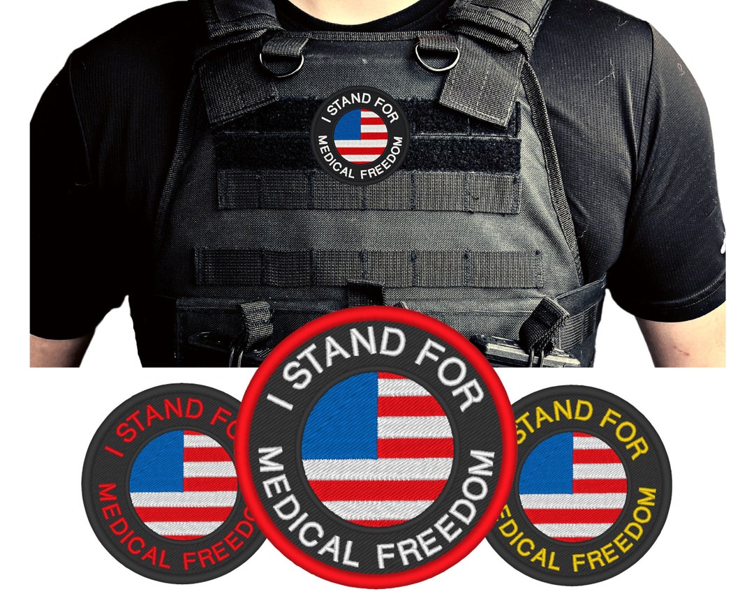 Medical Freedom Embroidered Plate Carrier Patch Patriot Patches ...