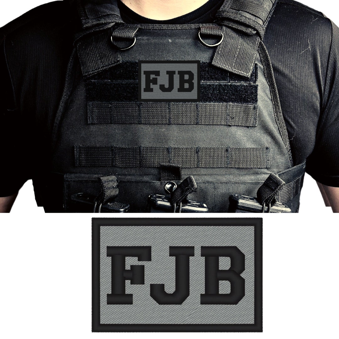 FJB Embroidered Plate Carrier Patch Patriot Patches Tactical Patch Hook Side Patch Iron-on Patch ...