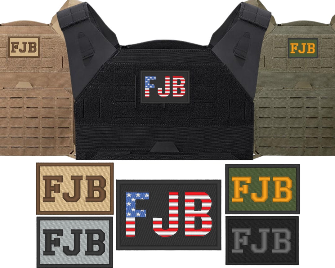 FJB Plate Carrier Patch Patriot Patches Tactical Patch Hook Side Patch Iron-on Patch Military ...