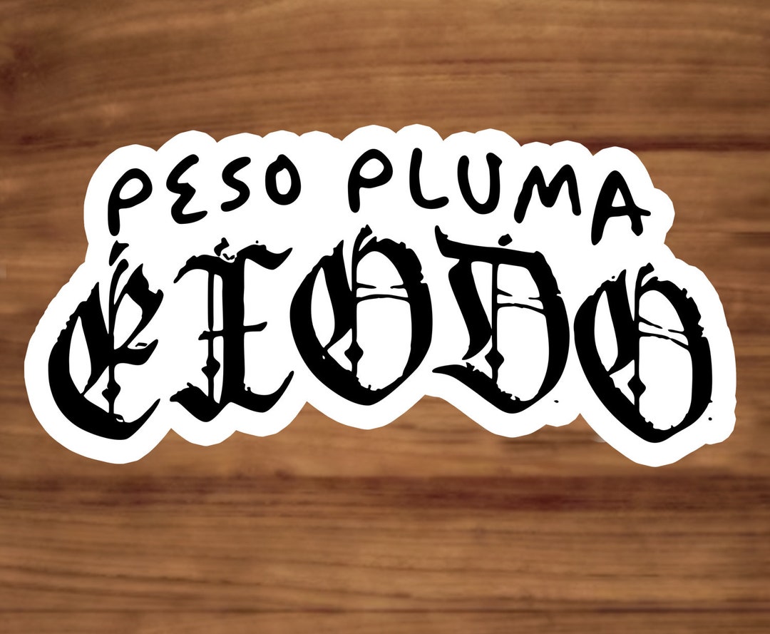 Peso Pluma Sticker | Exodo Decal - Etsy