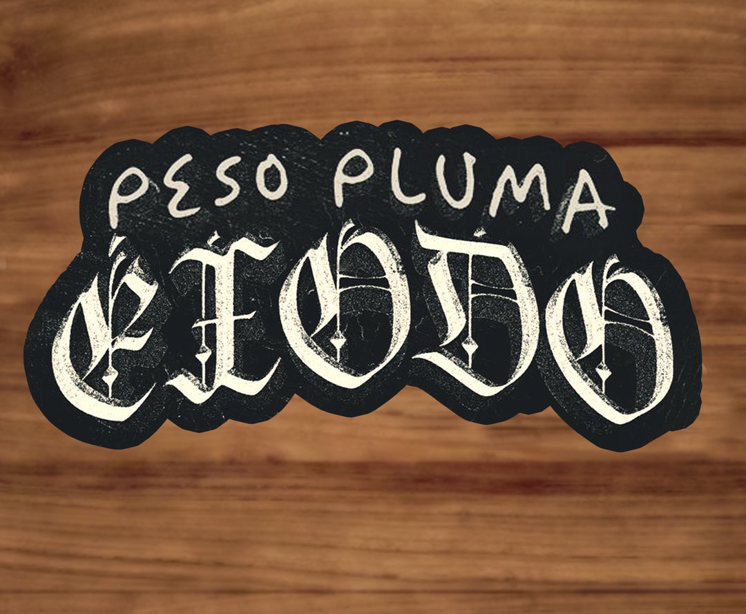 Peso Pluma Sticker | Exodo Decal - Etsy