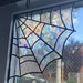 Spider Web Window Cling | Sun Catcher Removable | Holographic | Window ...