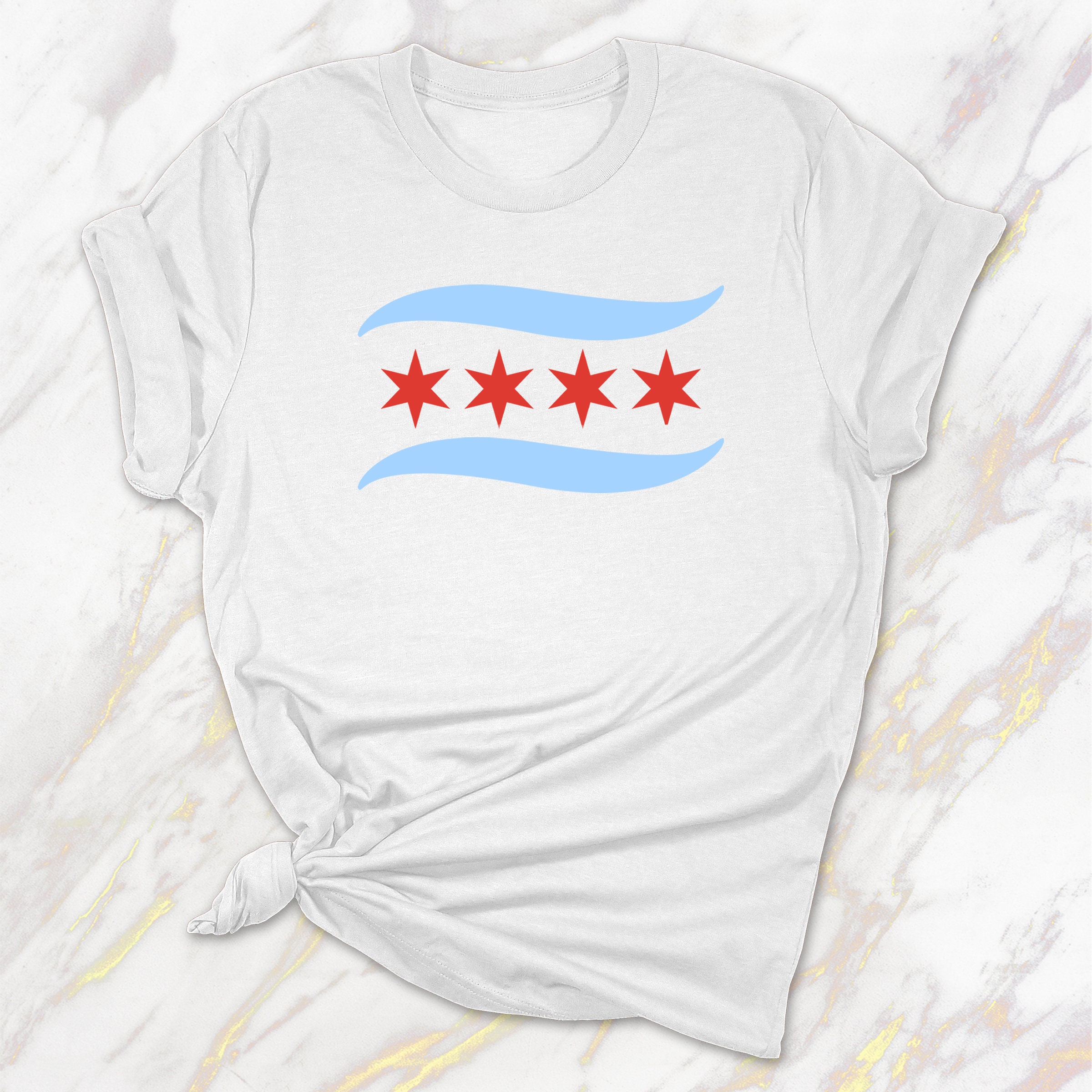 Chicago Flag Shirt CHI Flag T-shirt Chicago City Gift Chicago Souvenir ...