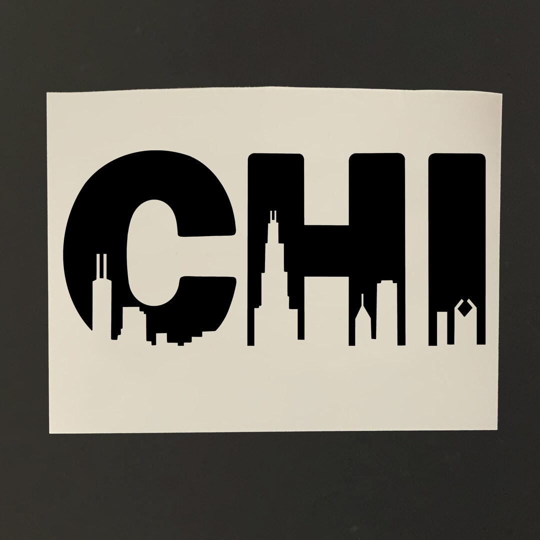 Chicago Decal | Chicago City Vinyl | Car Decal | Wall Decal | Laptop ...