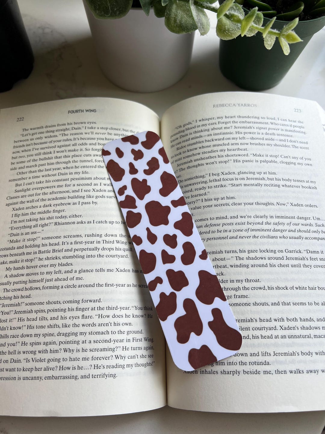 Cow Print Bookmark / Cow Pattern Bookmark - Etsy