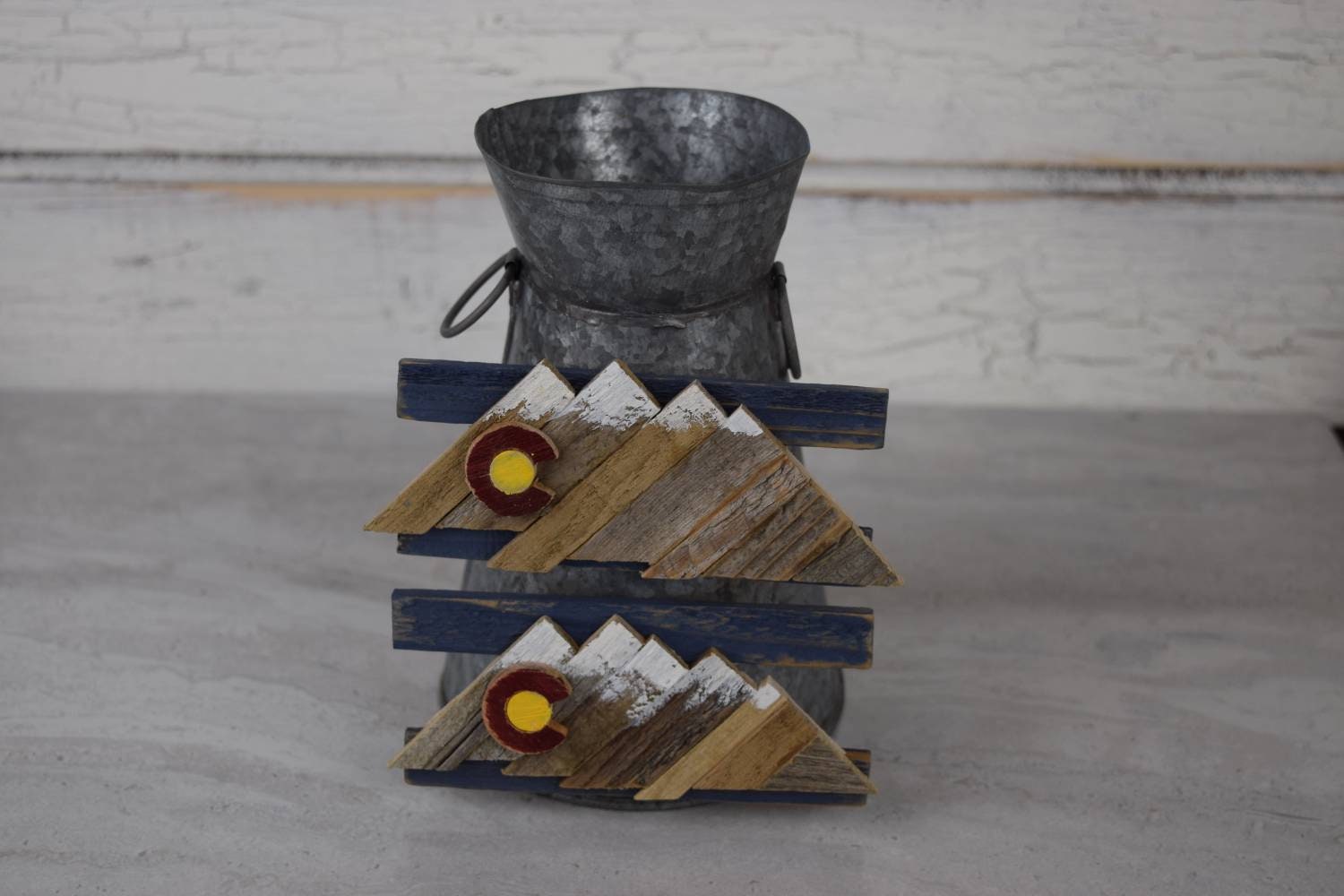 Colorado Magnet 2x4 Handmade Wooden Flag-inspired CO Mountain Kitchen ...