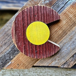 13 " X 6" Rustic Colorado Mountain Sign Wall Hanging Made From ...