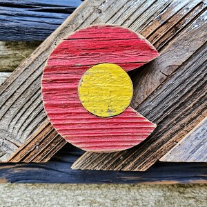 13 " X 6" Rustic Colorado Mountain Sign Wall Hanging Made From ...