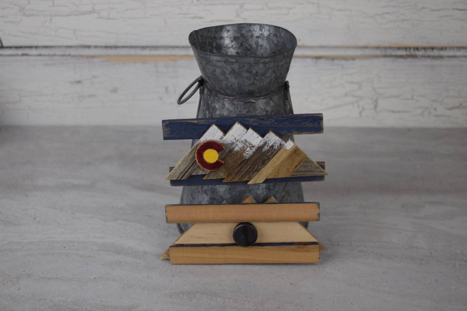 Colorado Magnet 2x4 Handmade Wooden Flag-inspired CO Mountain Kitchen ...