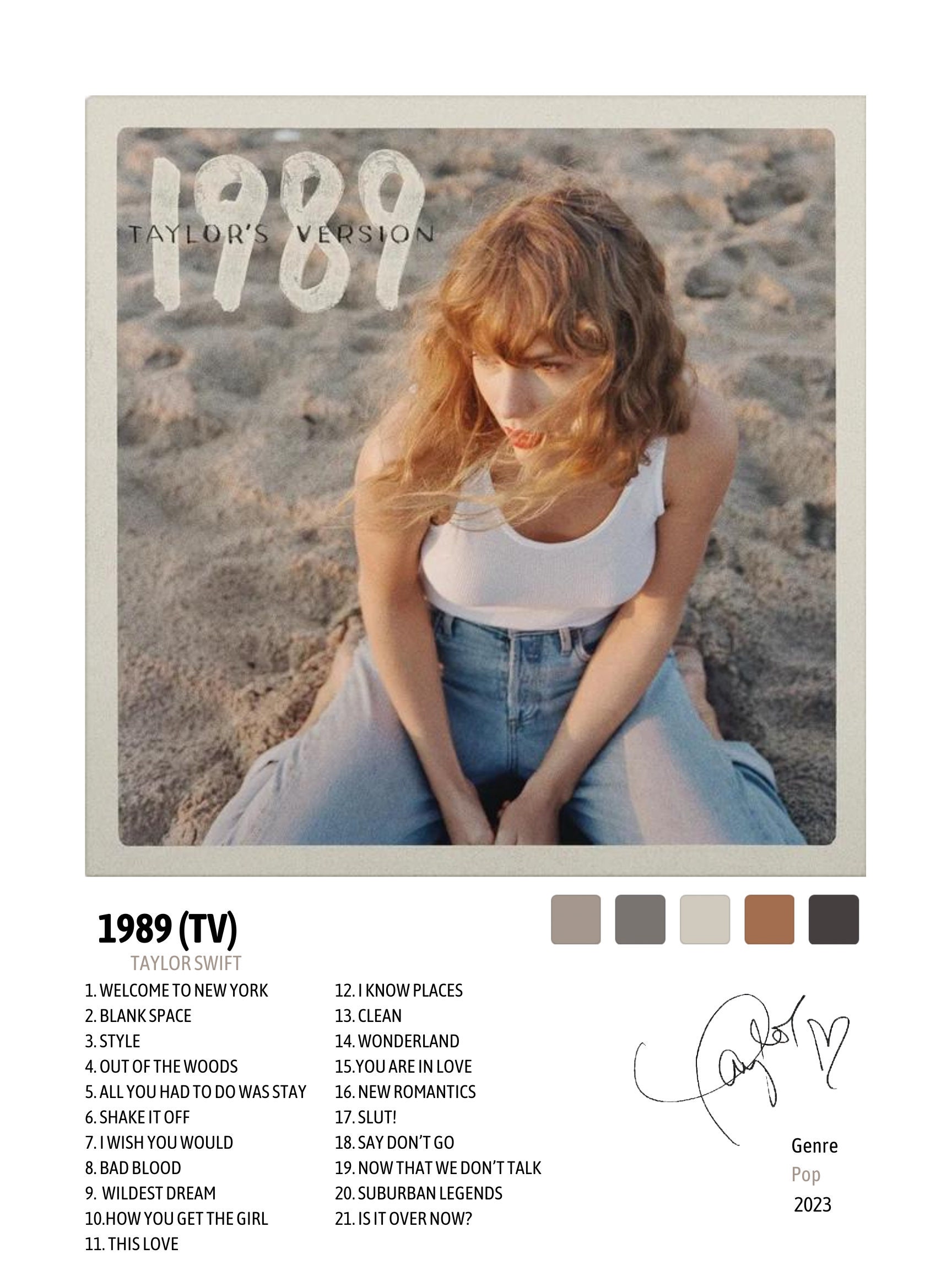 1989,1989 Deluxe, 1989 TV Digital Download All Covers! - Etsy