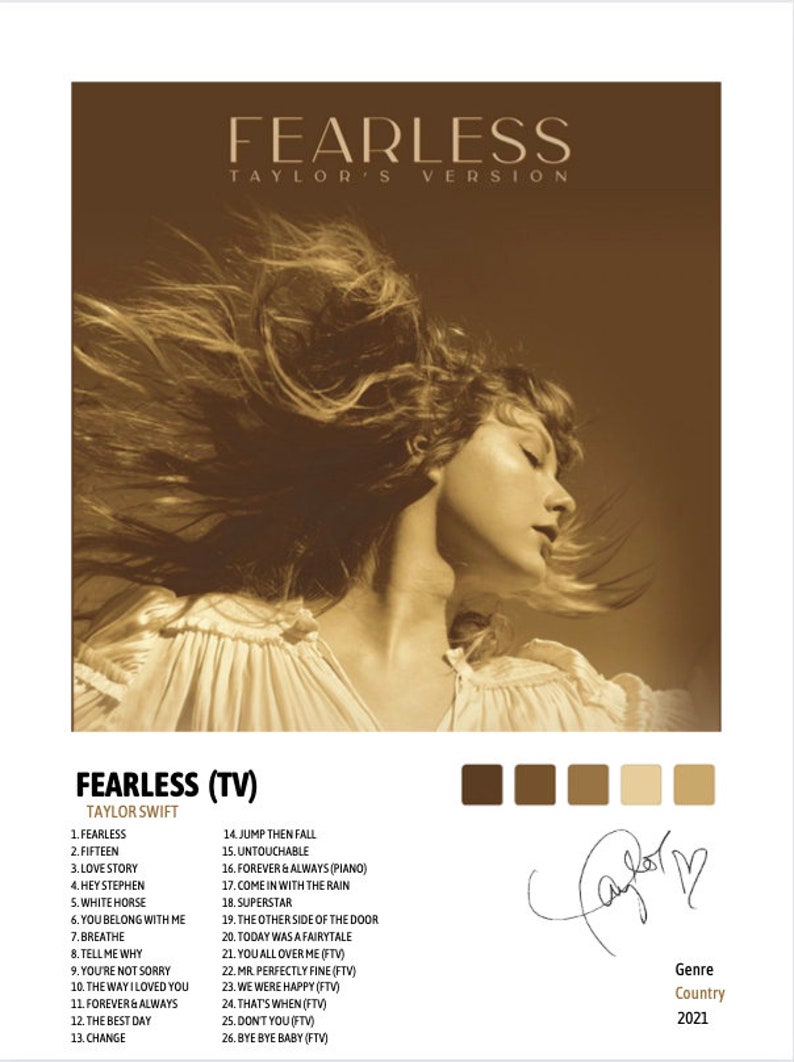 Fearless, Fearless Platinum and Fearless TV Digital Download - Etsy