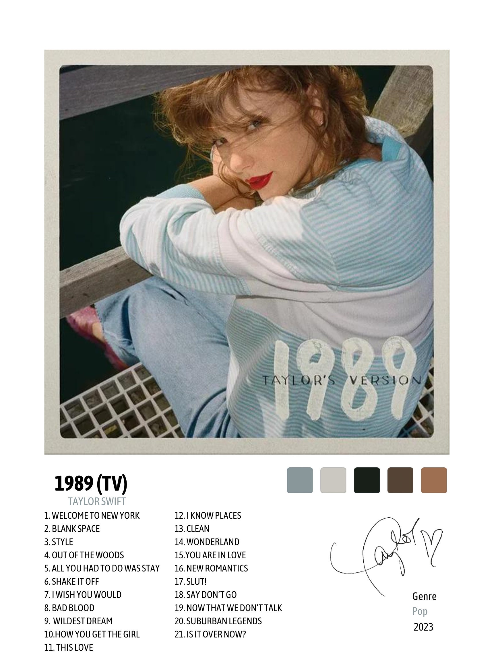 1989,1989 Deluxe, 1989 TV Digital Download All Covers! - Etsy