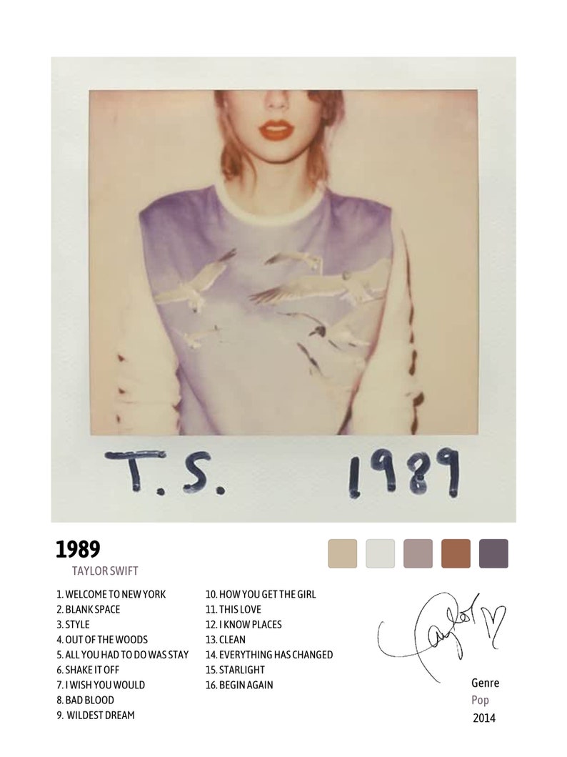 1989,1989 Deluxe, 1989 TV Digital Download All Covers! - Etsy