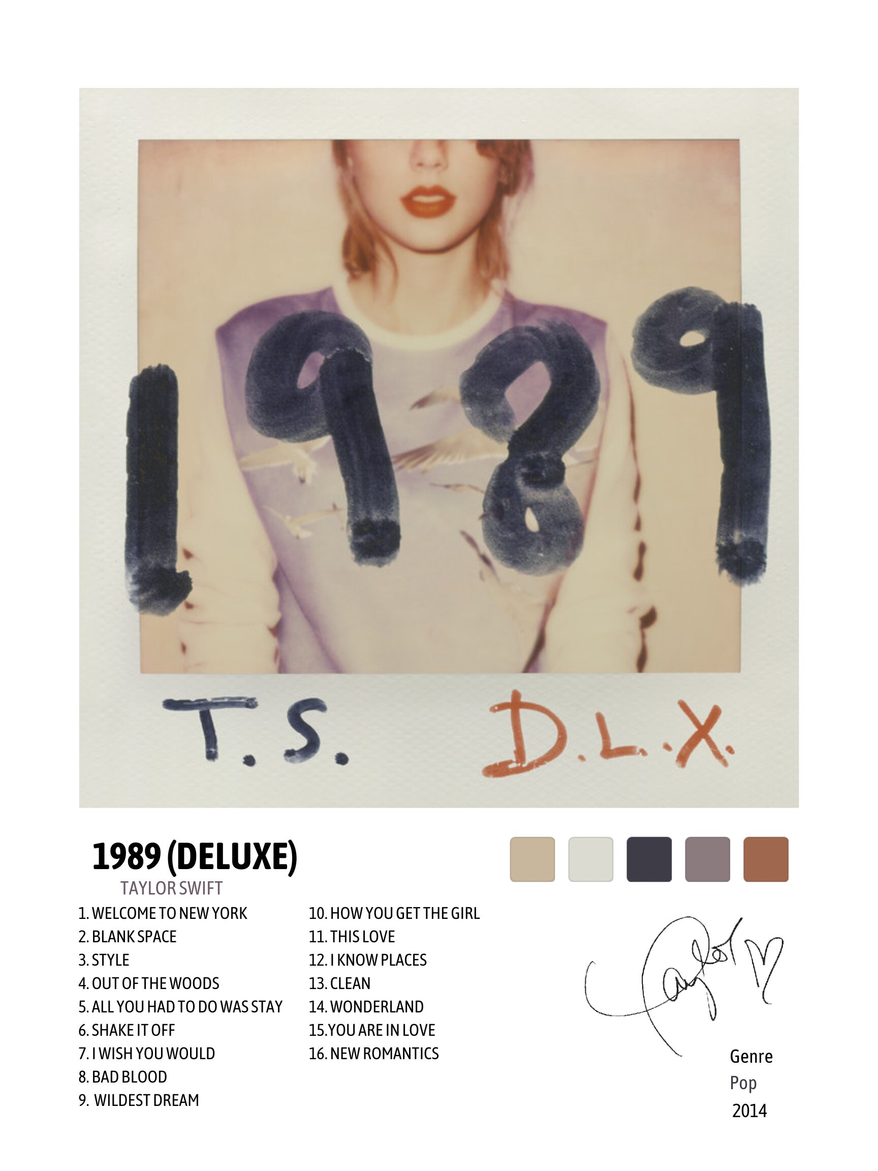 1989,1989 Deluxe, 1989 TV Digital Download All Covers! - Etsy