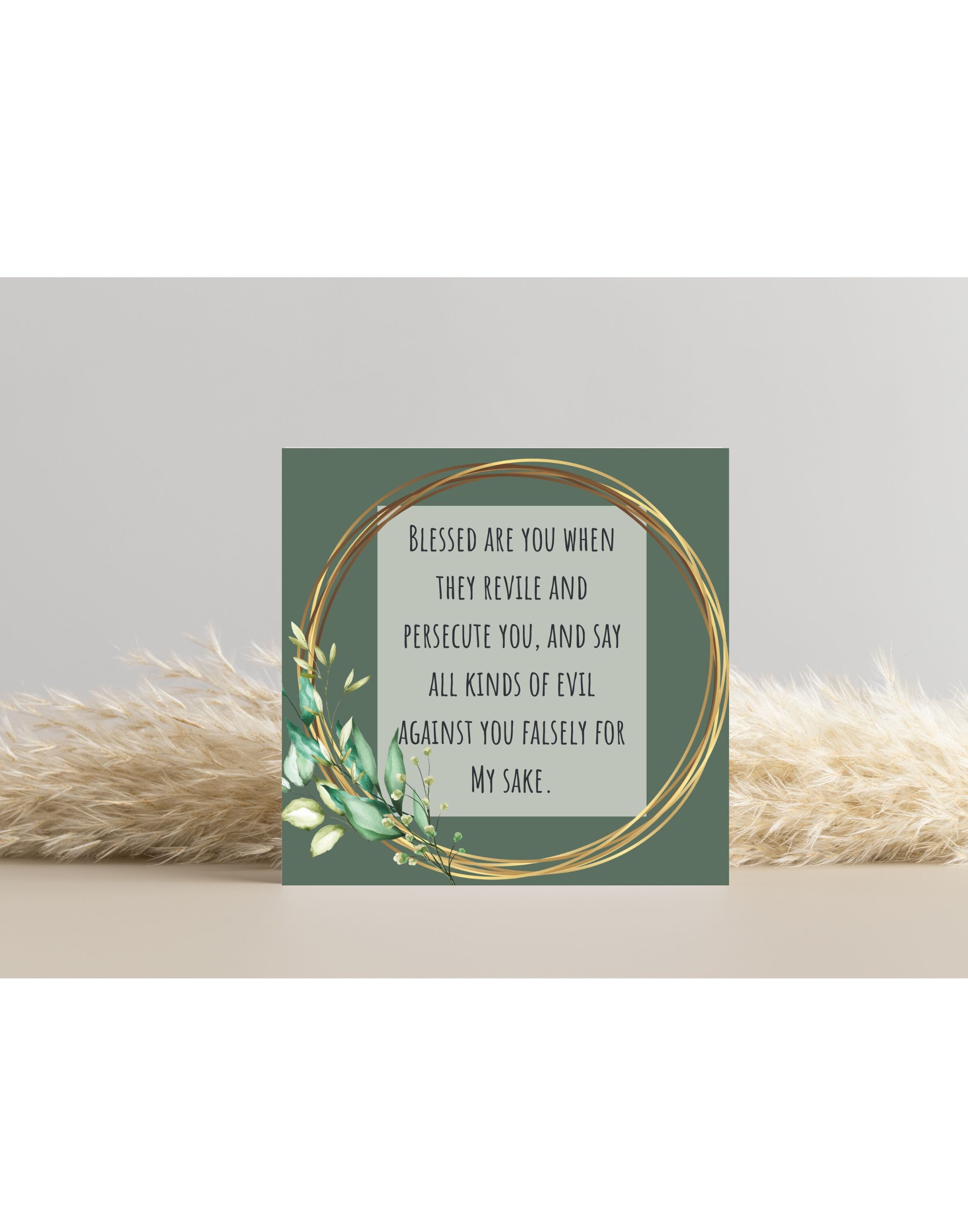 Sermon on the Mount Art | Cards | the Beatitudes Matthew 5:3-12 | Bible ...