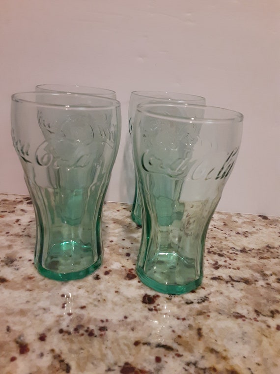 Vasos De Coca Cola Verdes Y Pesados Mini Refrigerador Portatil