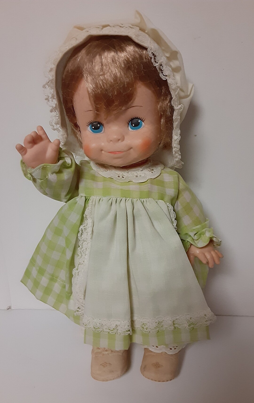 1974 Horsman Doll Original Clothes, Hair With Hairnet, Bonnet ...
