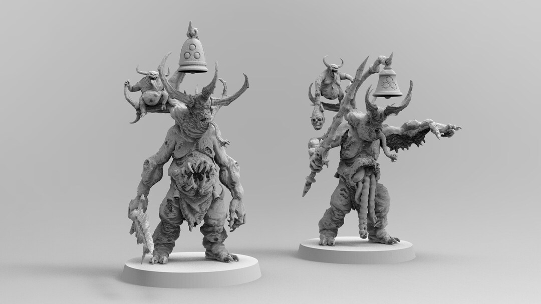 Chaos Demons: Herald of Plagues. - Etsy