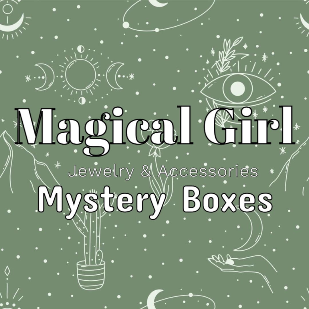 Magical Girl Jewelry Mystery Box Self Care Gift Box. Crystal Jewelry ...