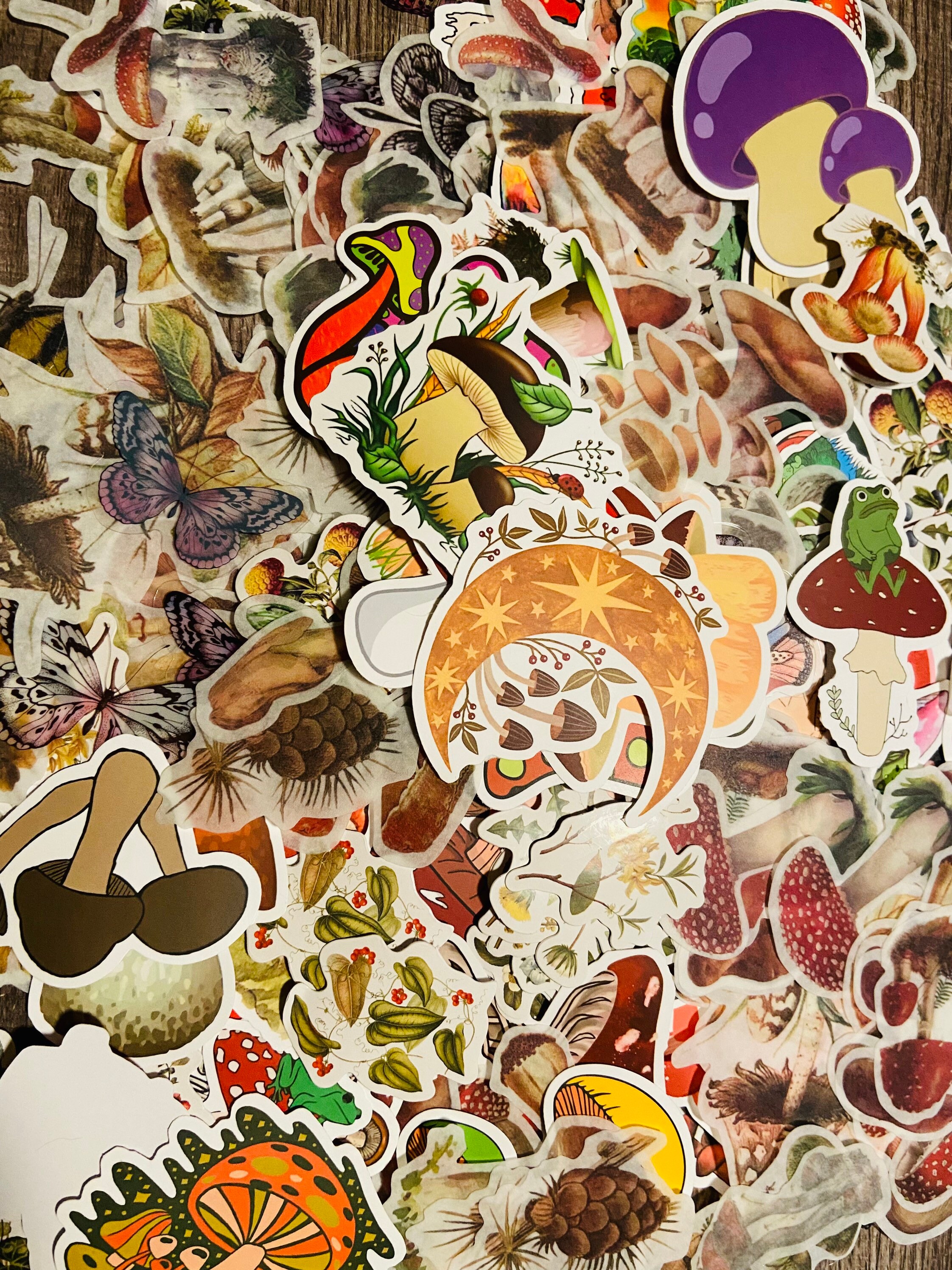 Pixie Fairy Stickers. Fae Sticker Bundle Plant Stickers Mystery Sicker ...