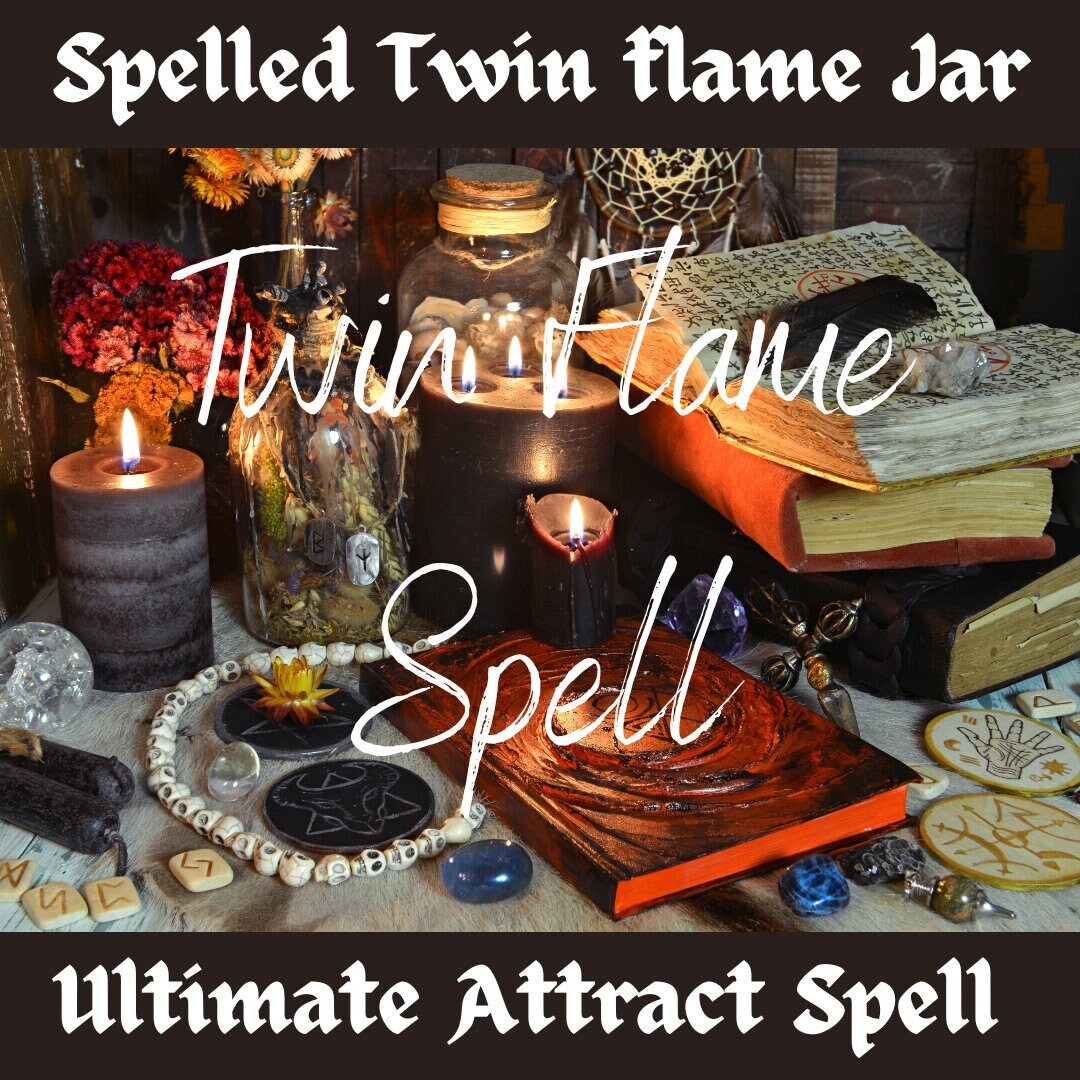 Spelled Twin Flame Jar Twin Flame Spell Same Day Cast Power Spell ...